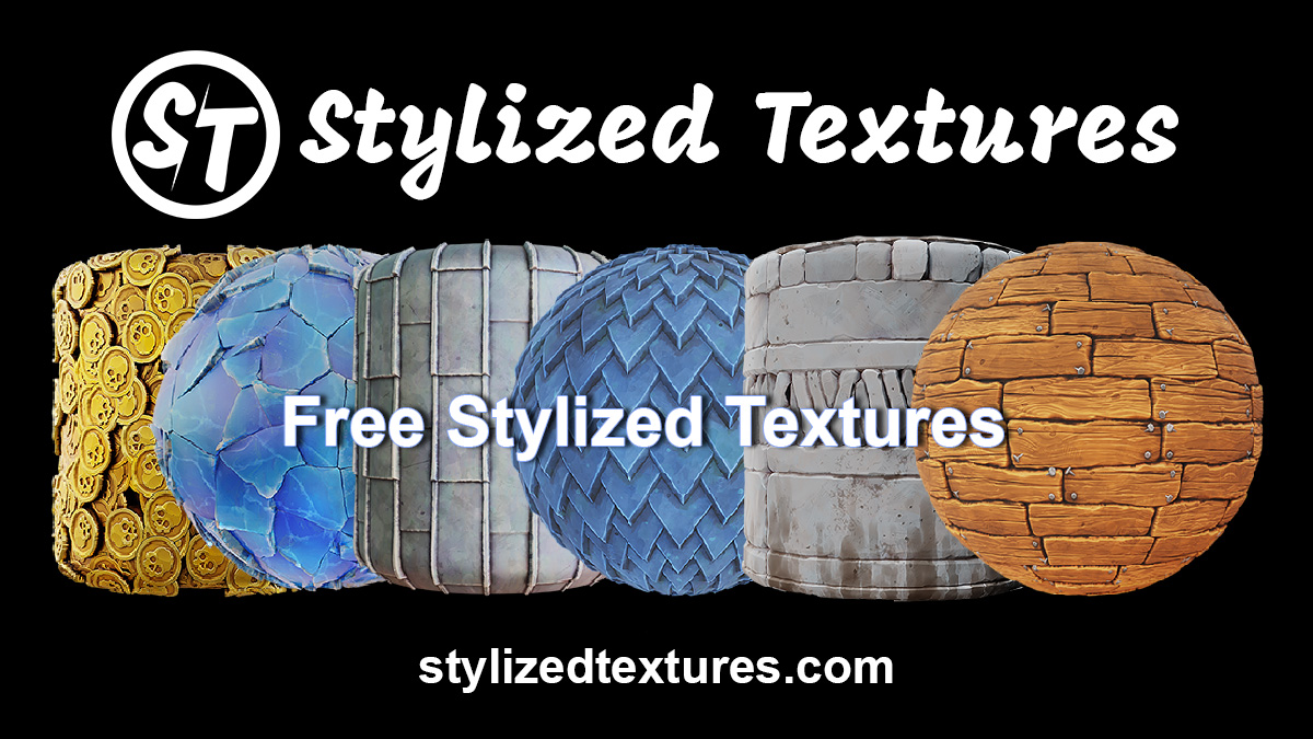 Free Stylized Textures - Download High-Quality Stylized Materials for Game Dev & 3D Art